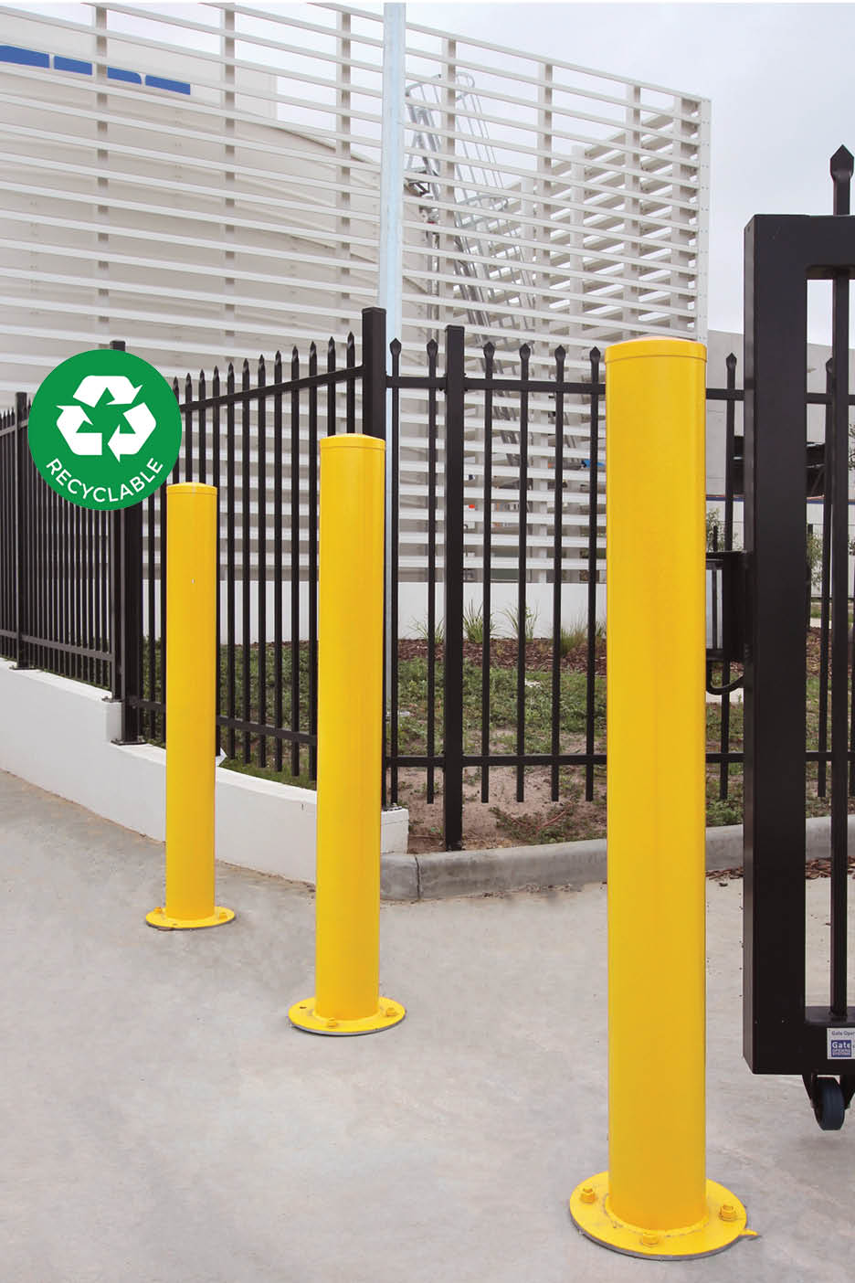 Powder Coated Surface Mounted Bollards - Classic Architectural Group
