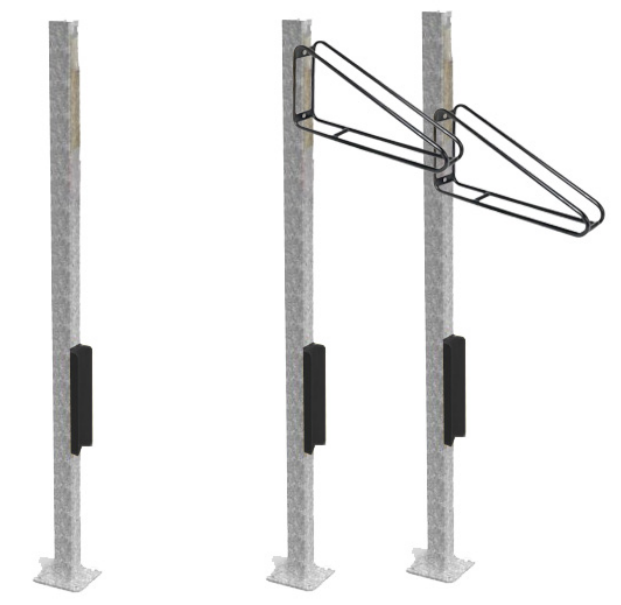 Bicycle Rack – Vertical Post - Classic Architectural Group