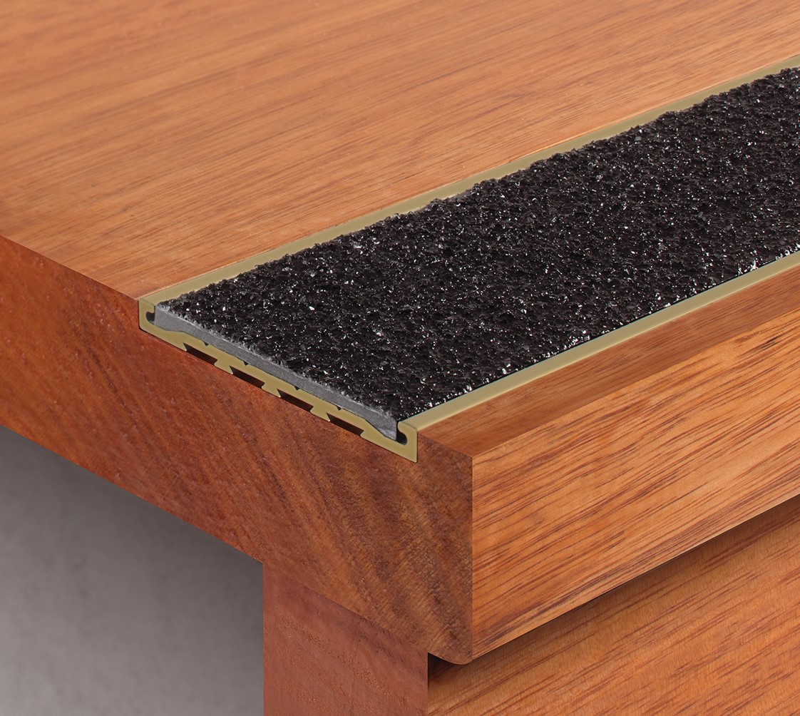 Brass Stair Nosings Australia | Solid Brass Stair Treads for Slip ...