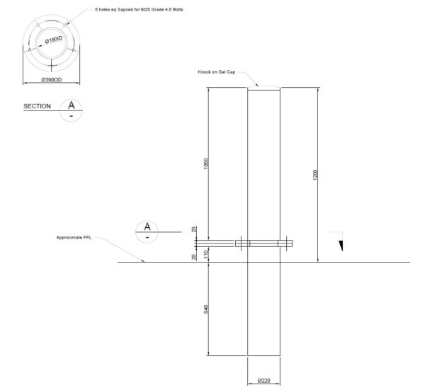 Breakaway Bollards - Classic Architectural Group