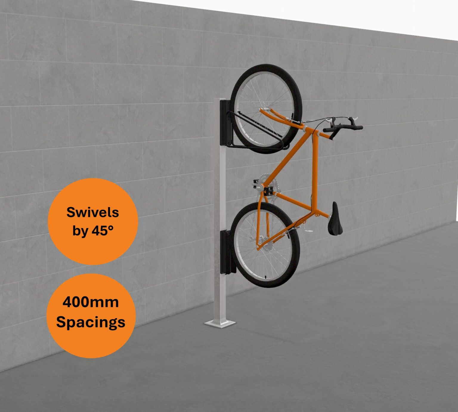 Wall Mounted Bike Rack | Bicycle Wall Mount | Safe & Secure
